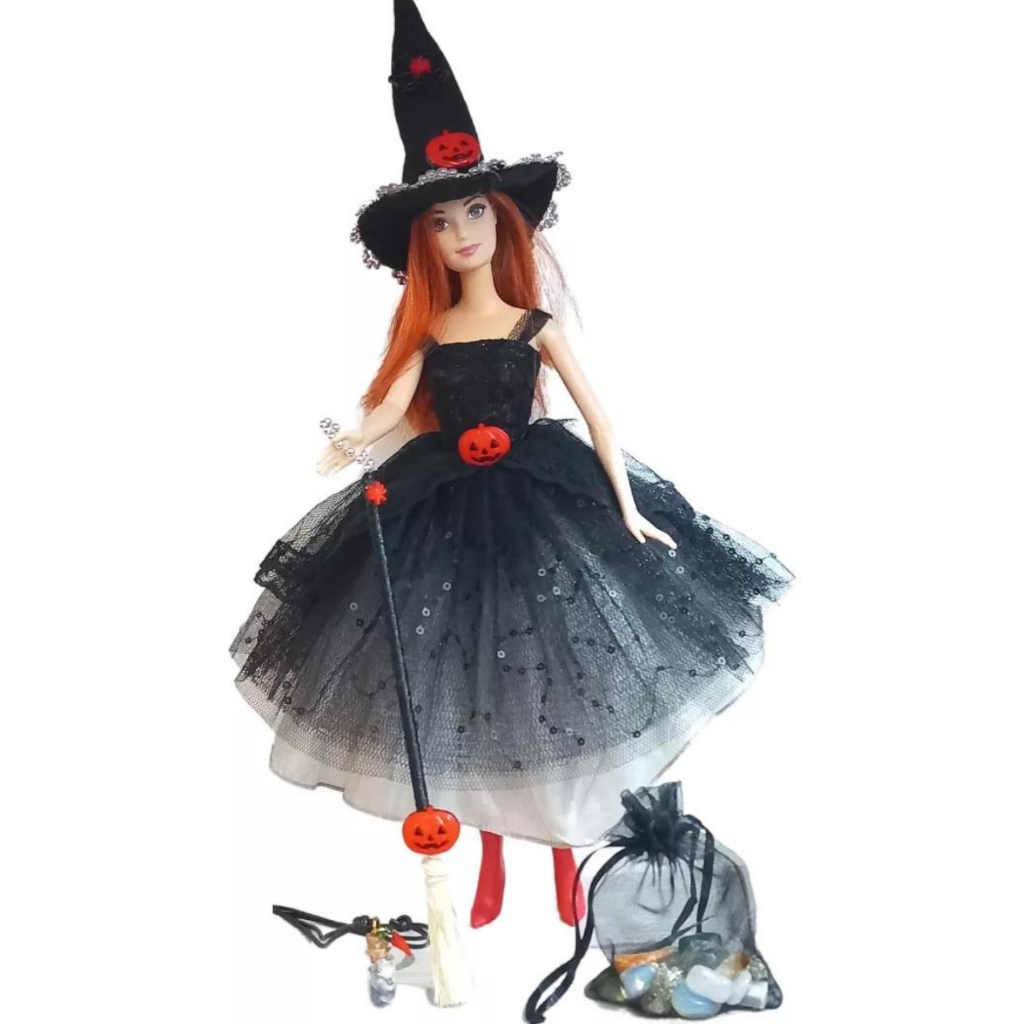 Boneca Barbie Bruxa Custumizada (ano 1999) Original da Mattel | Shopee ...