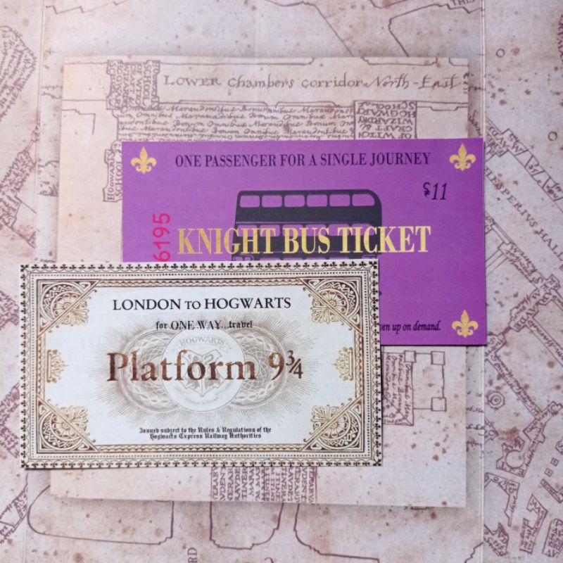 Kit Ticket - Harry Potter Hogwarts | Shopee Brasil