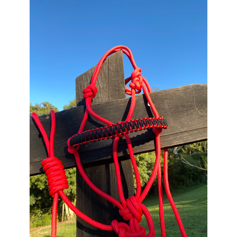 cabresto para cavalo com macrame | Shopee Brasil