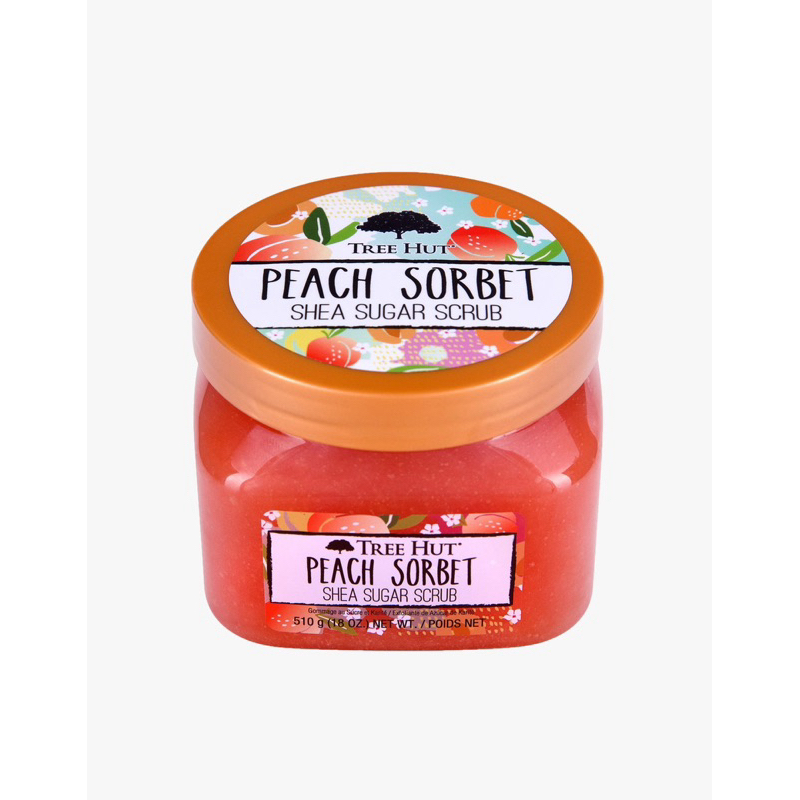Esfoliante Corporal Tree Hut Peach Sorbet Shea Sugar Scrub 510g