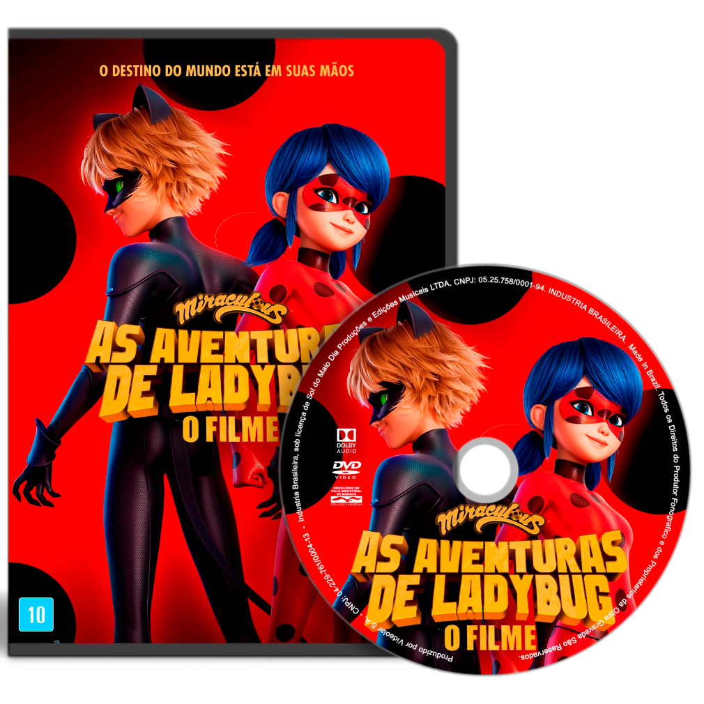 DVD - Miraculous - As Aventuras de Ladybug (2023) | Shopee Brasil