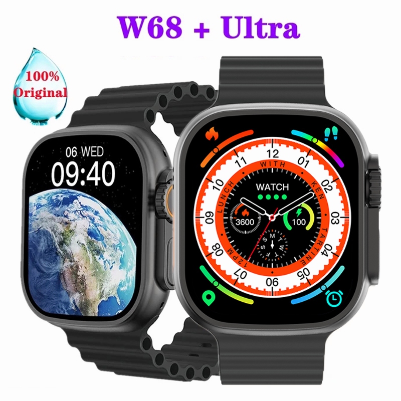 Smartwatch W68+ Ultra Series 8 Nfc Tela 2.02 Relogio | Shopee Brasil