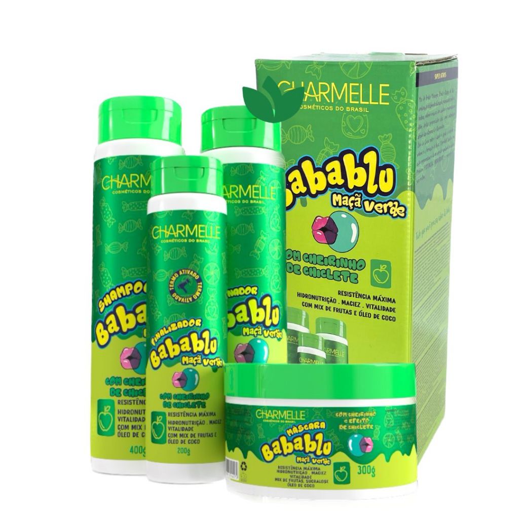 Kit Capilar BABABLU CHARMELLE COSMÉTICOS | Shopee Brasil