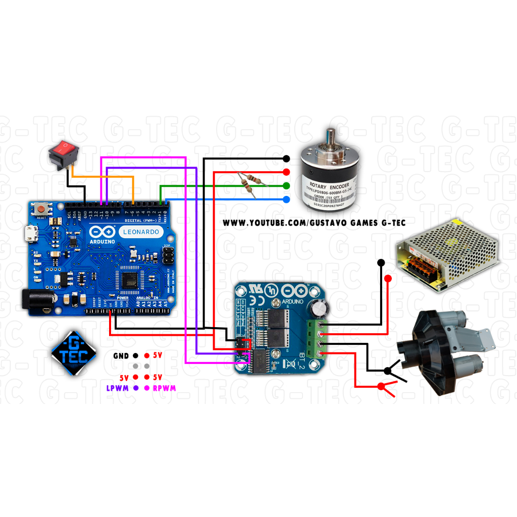 Arduino Leonardo aTmega32u4 | Preparado para Volante Caseiro | G-TEC ...