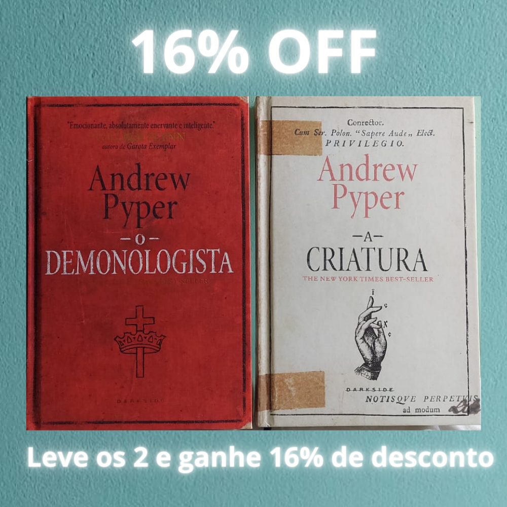 O Demonologista Andrew Pyper A criatura Andrew Pyper Livros Darkside ...