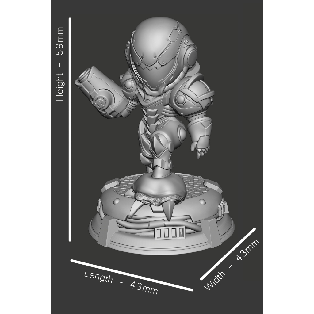 Chibi Metroid, Samus Aran | Shopee Brasil