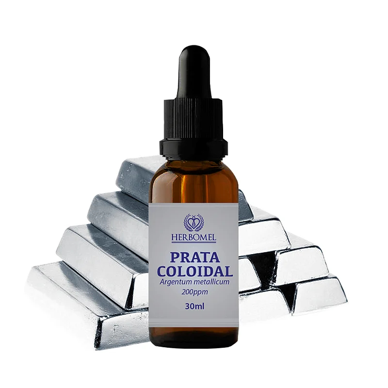 Prata Coloidal 30ml 200ppm HerboMel Natural | Shopee Brasil