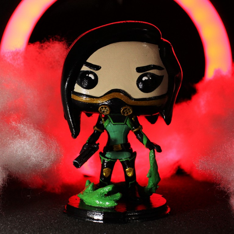 Viper Estilo Funko Pop Valorant - boneco cosplay action figure (killjoy ...