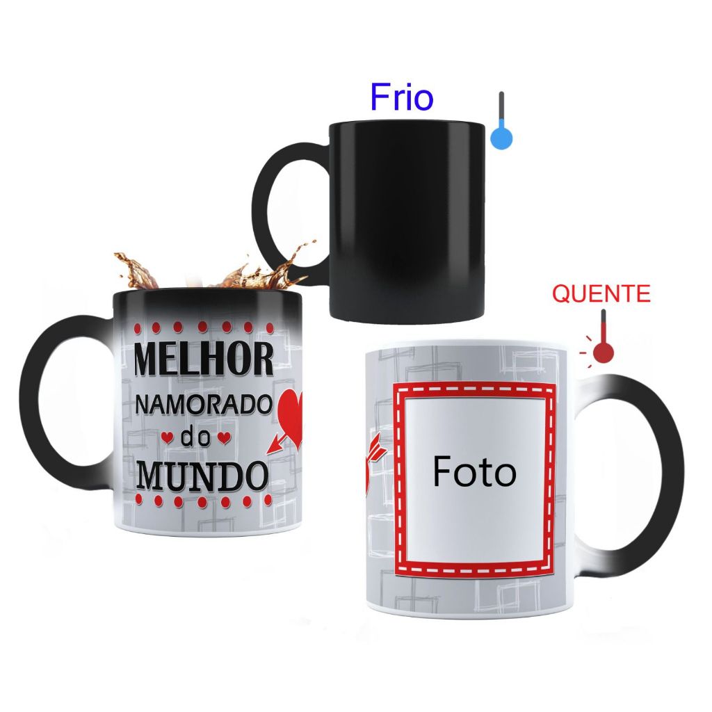 Caneca Mágica Personalize do seu jeito! Surpreenda quem você ama ...