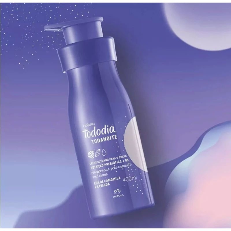 Creme Noturno Para o Corpo Tododia Todanoite - 400 ml | Shopee Brasil