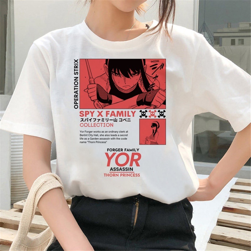 Camiseta Básica Unissex Spy X Family Operation Strix | Shopee Brasil