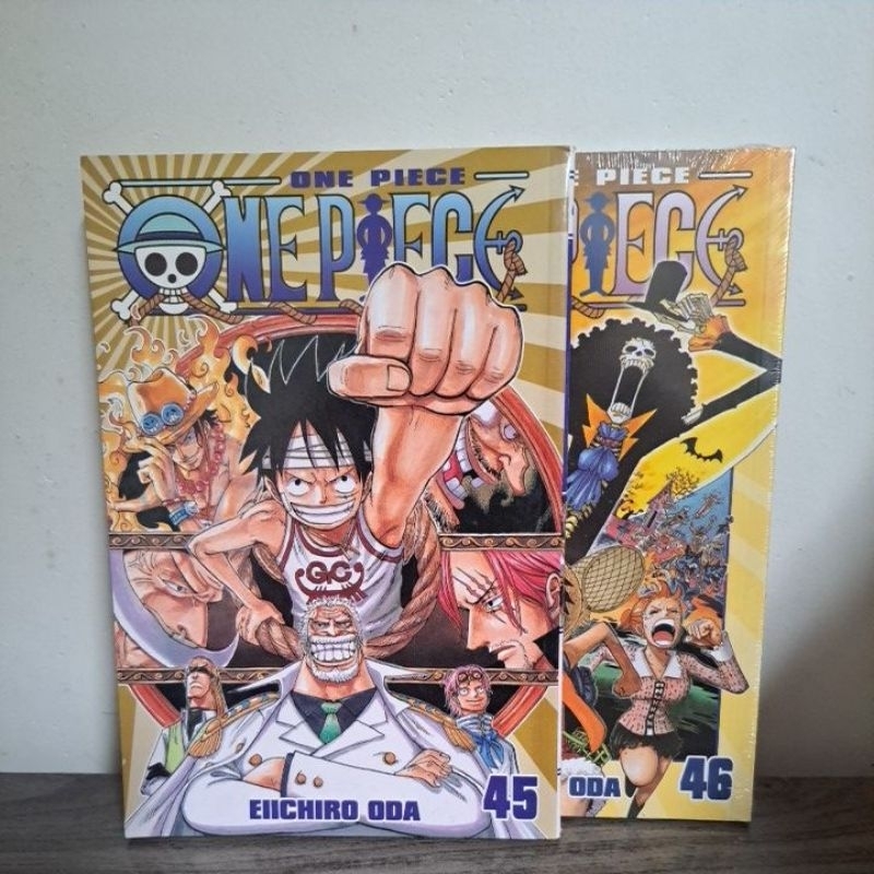 One Piece - vol. 45 e 46 (46 lacrado) | Shopee Brasil