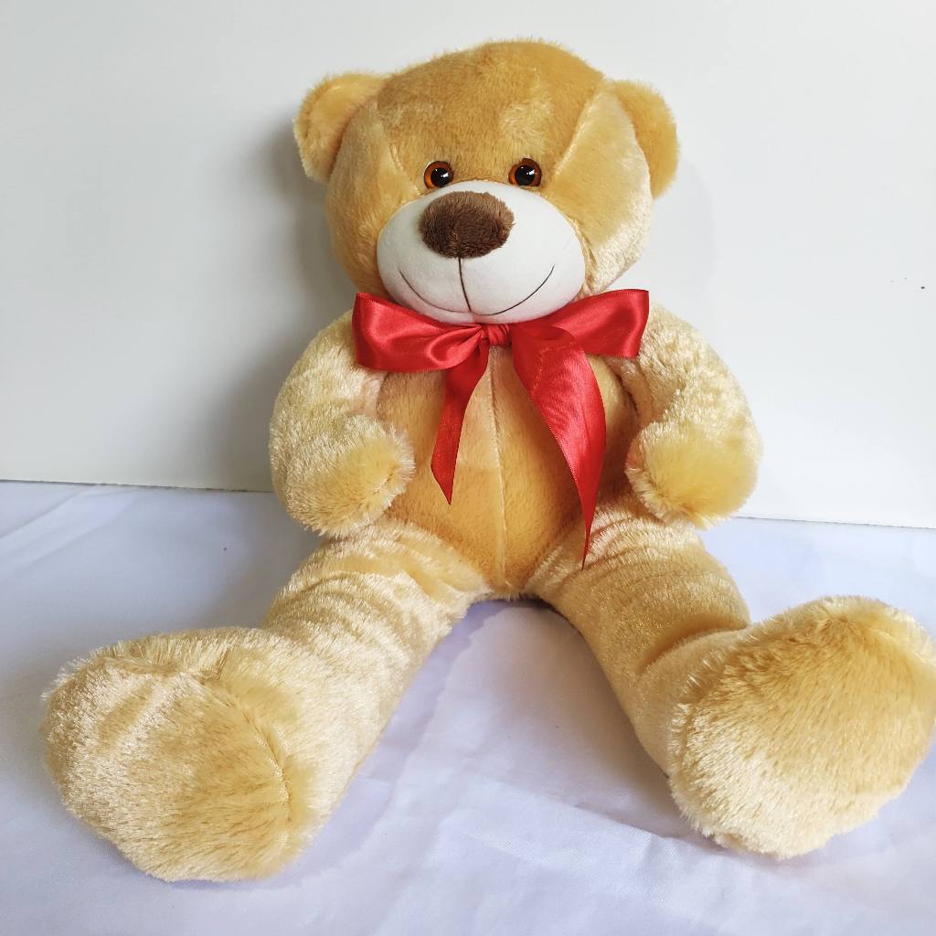 Urso de Pelúcia Teddy Natal Decoração Natalino Grande 50cm | Shopee Brasil
