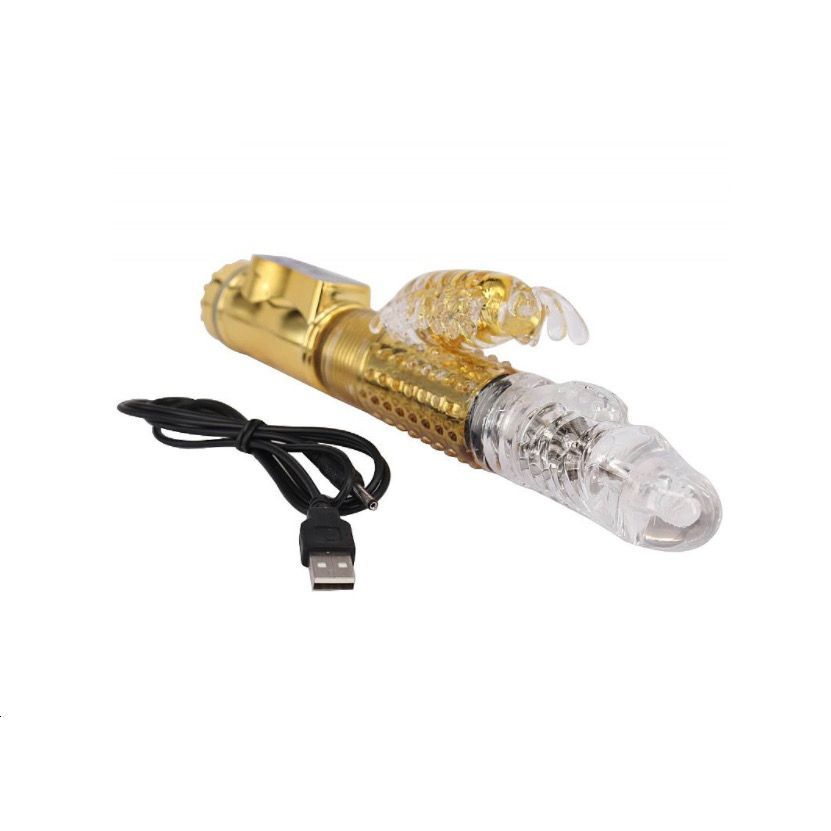 Vibrador Recarregável Jack Rabbit Rotativo Vai e Vem 36 Níveis de ...