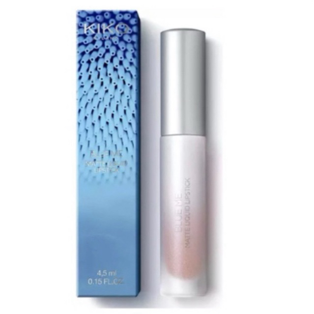 Batom Líquido Kiko Milano Blue Me 01 Matte Liquid Lipstick | Shopee Brasil