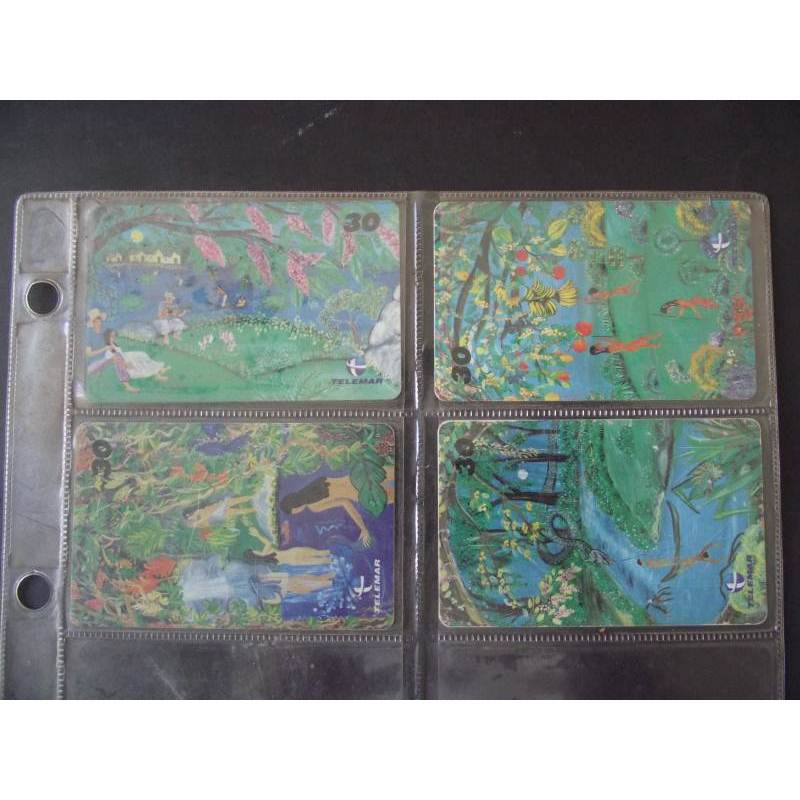 CARTOES TELEFONICOS SERIE COMPLETA TELEMAR EXPOSIÇÃO 500 ANOS DE LENDAS ...