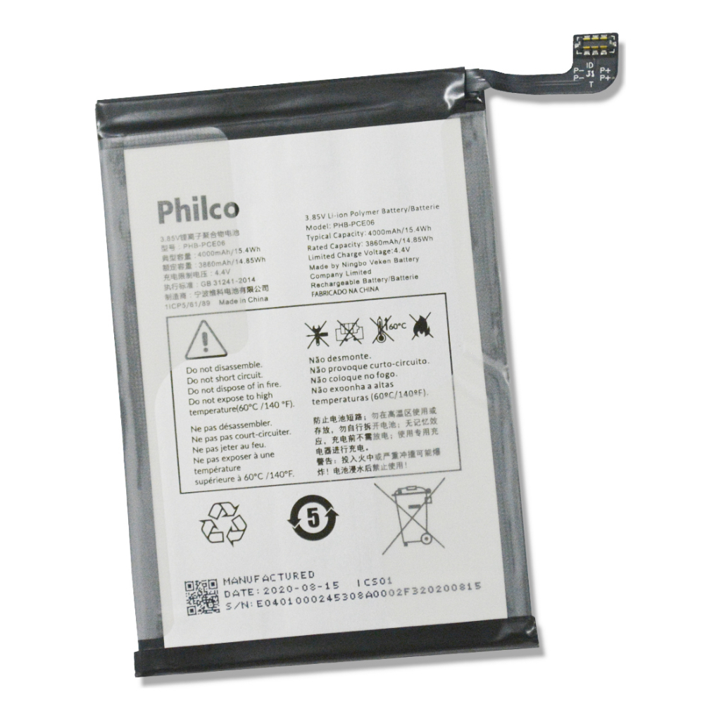 Bat Para Celular Philco PCS02 PHB-PCE06+Garantia | Shopee Brasil