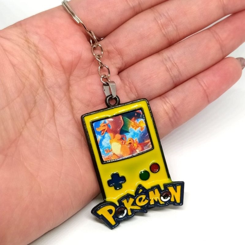 Chaveiro Game Boy Charizard Charmander Pokémon Anime / Geek / Nerd ...