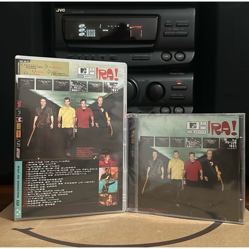 DVD + CD MTV Ao Vivo Ira! | Shopee Brasil