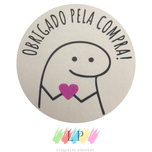 204 Etiquetas Adesivas Obrigado pela Compra Flork meme | Shopee Brasil