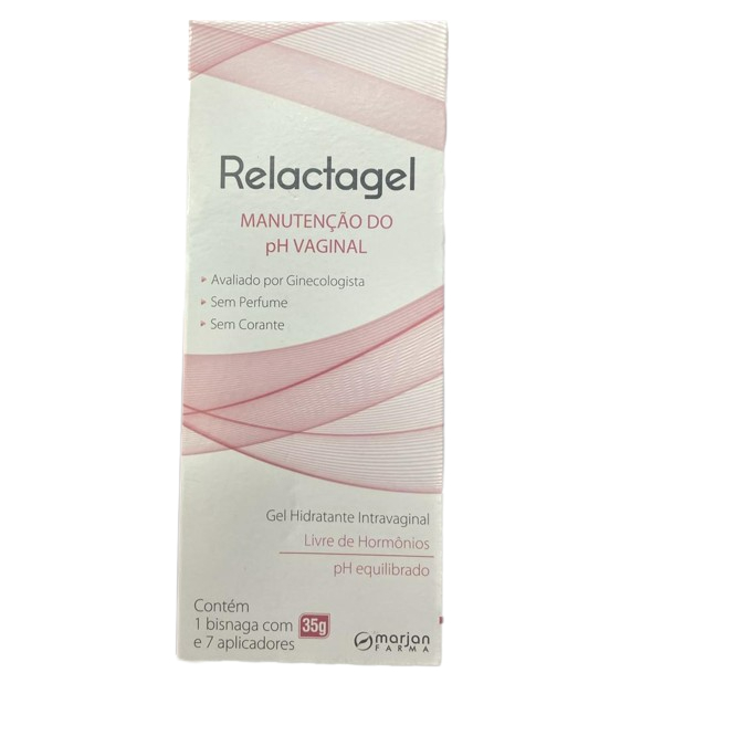Gel Hidratante Intravaginal Relactagel com 35g + 7 aplicadores | Shopee ...