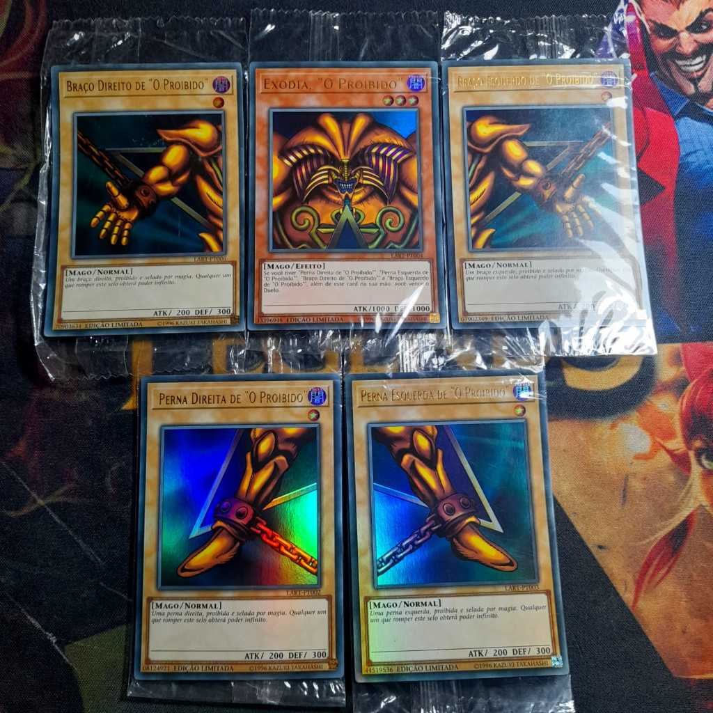 Exodia Completo - Ultra Raro Foil - Lacrado - Lost Art Promotion - Original - Yu-gi-oh / Yugioh ...