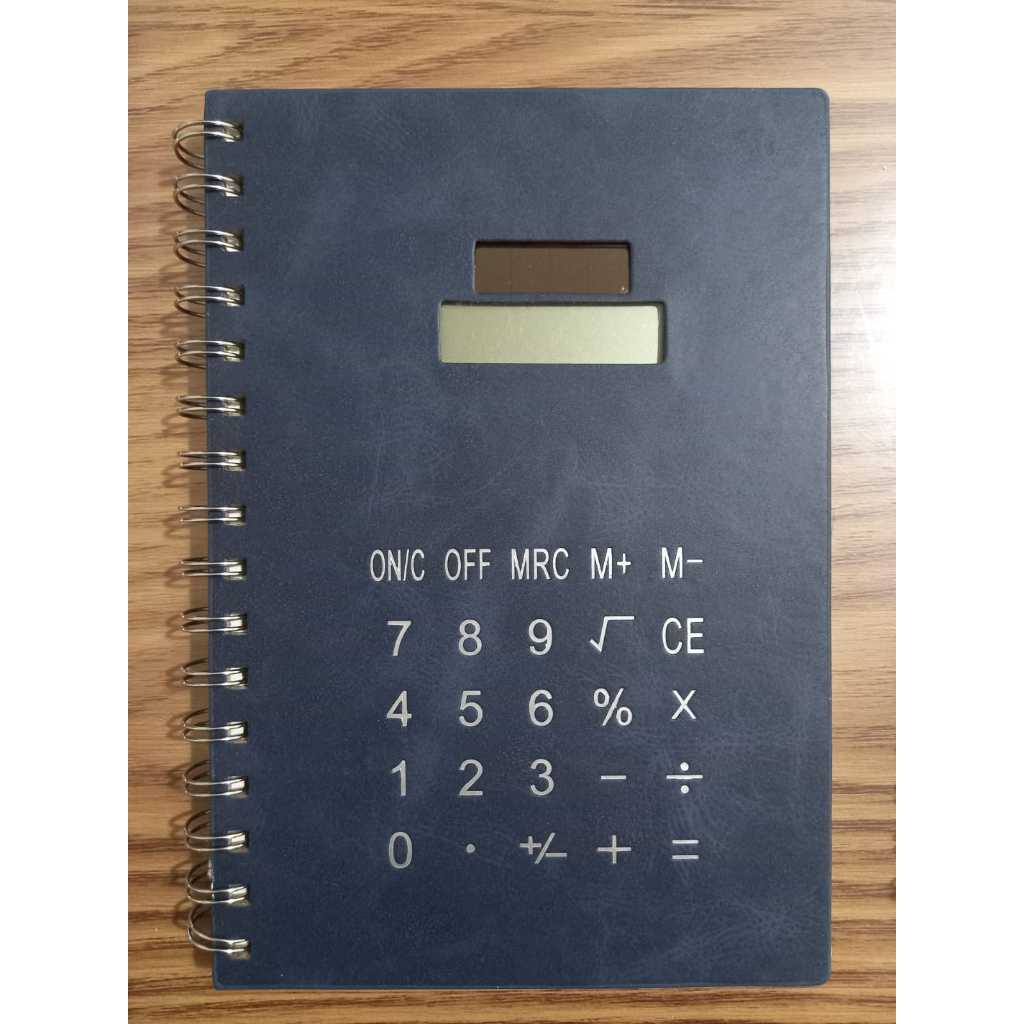 Caderno com Calculadora na Capa para escrever, escritório/Agenda ...