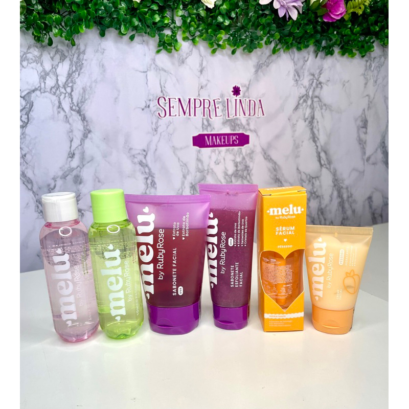 Kit Skincare Melu completo | Shopee Brasil