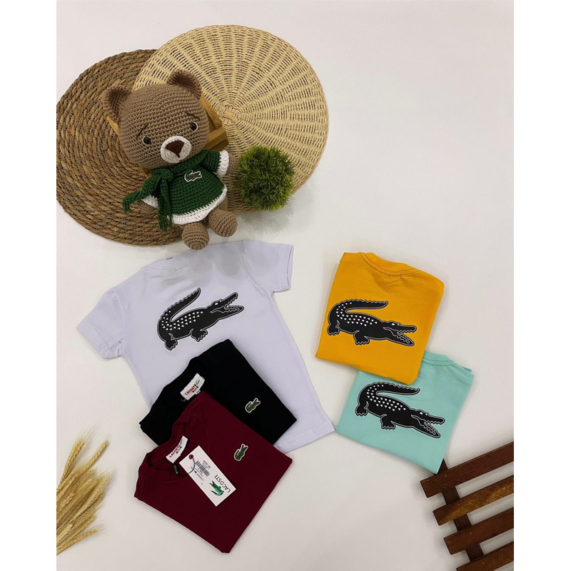 Camiseta LACOSTE infantil | Shopee Brasil