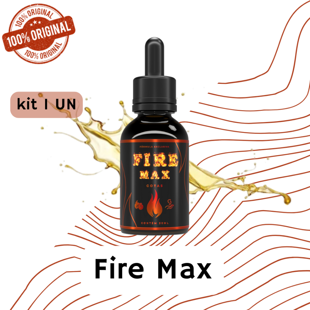 Super Oferta 1 Fire Max Gotas Original 30ML | Shopee Brasil