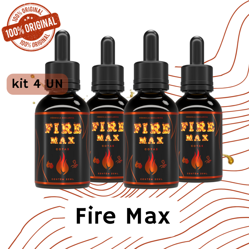Super Promoção 4 Fire Max Gotas Original 30ML | Shopee Brasil