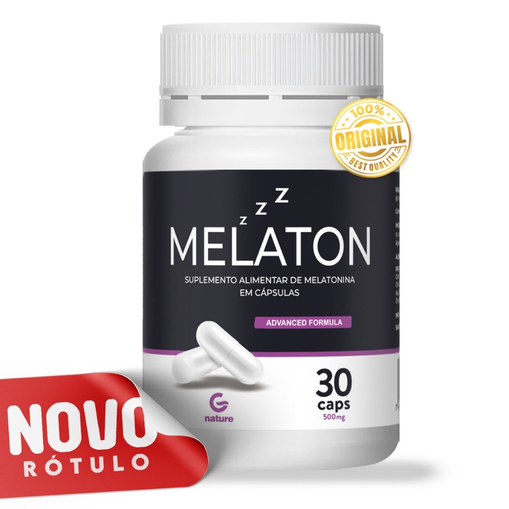MELATON Suplemento Alimentar natural 30 cápsulas | Shopee Brasil