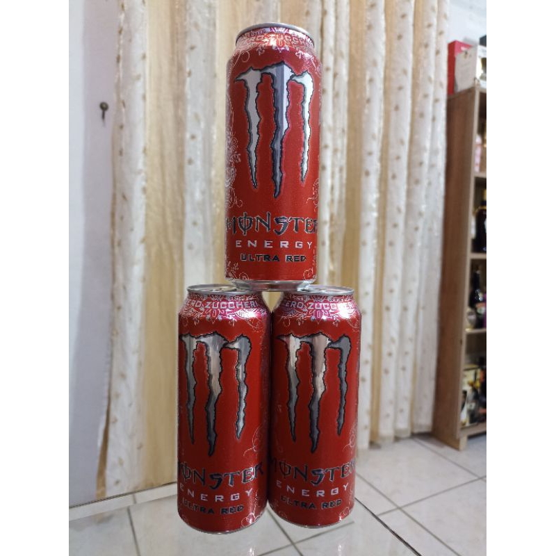 monster ultra red importado | Shopee Brasil