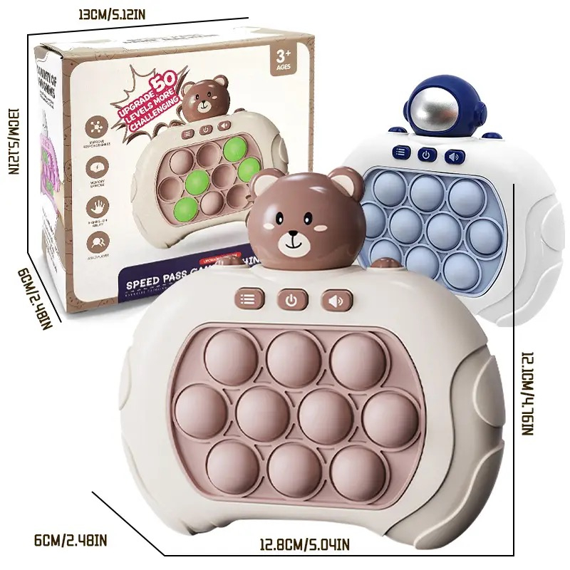 Fast Push Game POP IT Giro Brinquedo Game Anti Stress Ansiedade ...