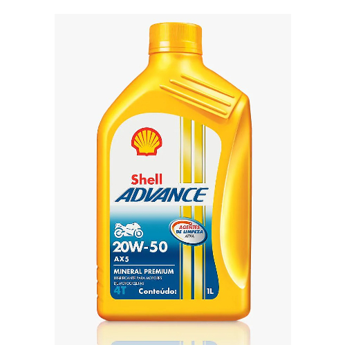 SHELL ADVANCE AX5 20W50 4T MOTO 1 LITRO | Shopee Brasil