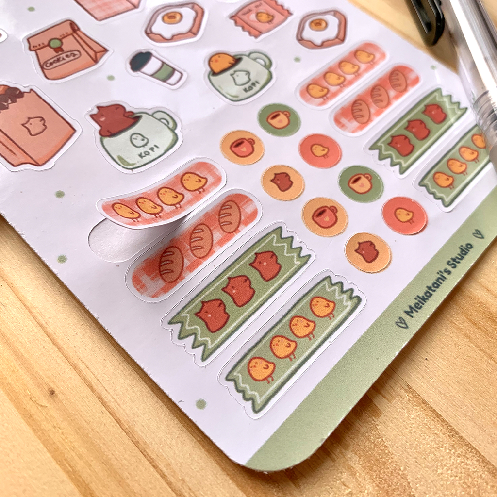 Cartela de adesivo capivara Popo Coffee Break | Bullet journal stickers ... Cartela de adesivo capivara Popo Coffee Break | Bullet journal stickers ...