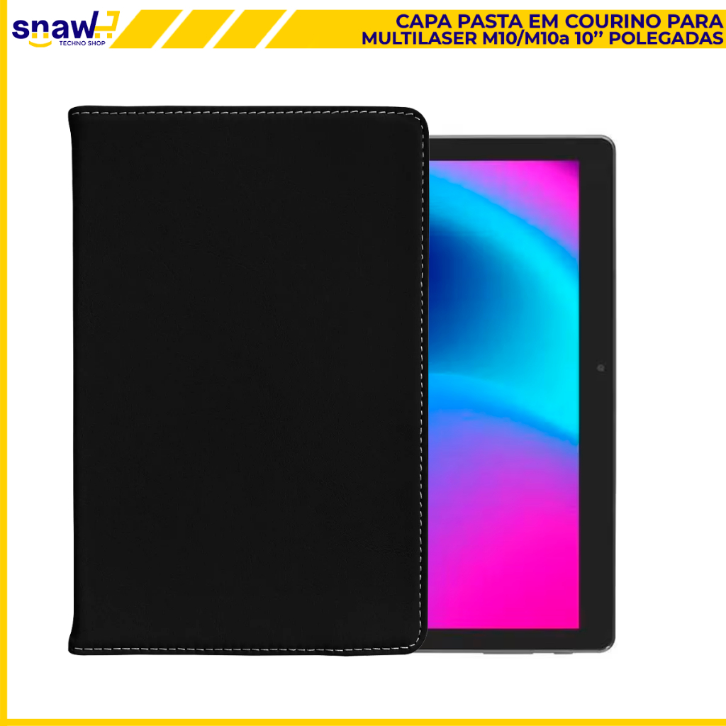Capa Pasta em Courino para Tablet Multilaser M10/M10a 10'' Polegadas | Shopee Brasil