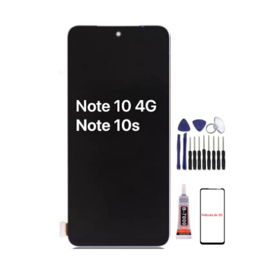 Tela Frontal Display Touch Compativel Xiaomi Redmi Note 10 4G&Note 10s M2101K7Al Incell/ Oled ...