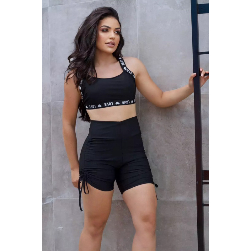 conjunto short academia | Shopee Brasil