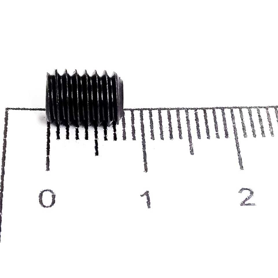 Parafuso Sem Cabeça M6x8mm Allen Oxidado Preto | Shopee Brasil