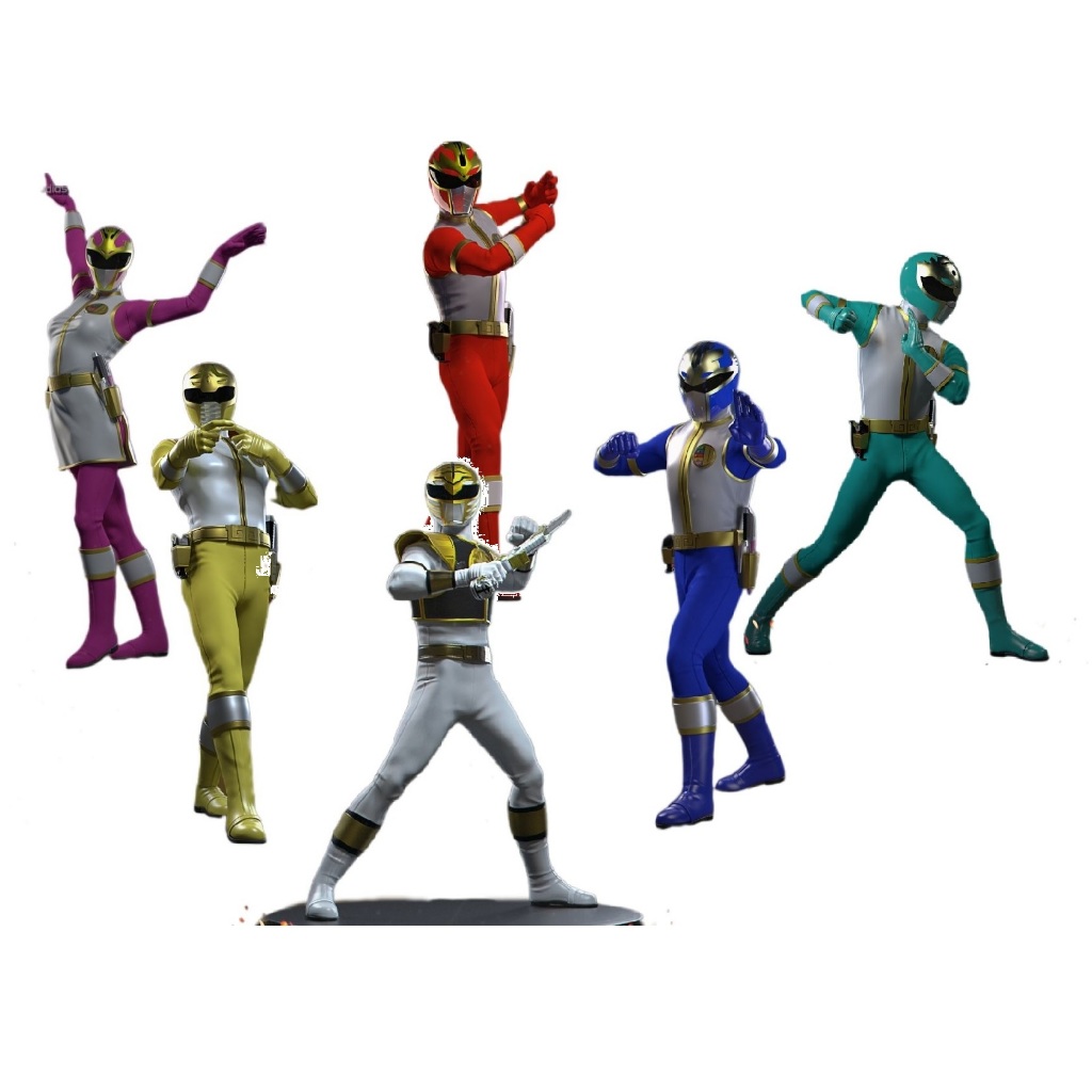 Dairanger Tokusatsu 20cm Figure Action | Shopee Brasil