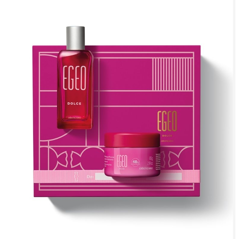 kit presente egeo dolce desodorante perfume (colonia) 50ml + merengue ...