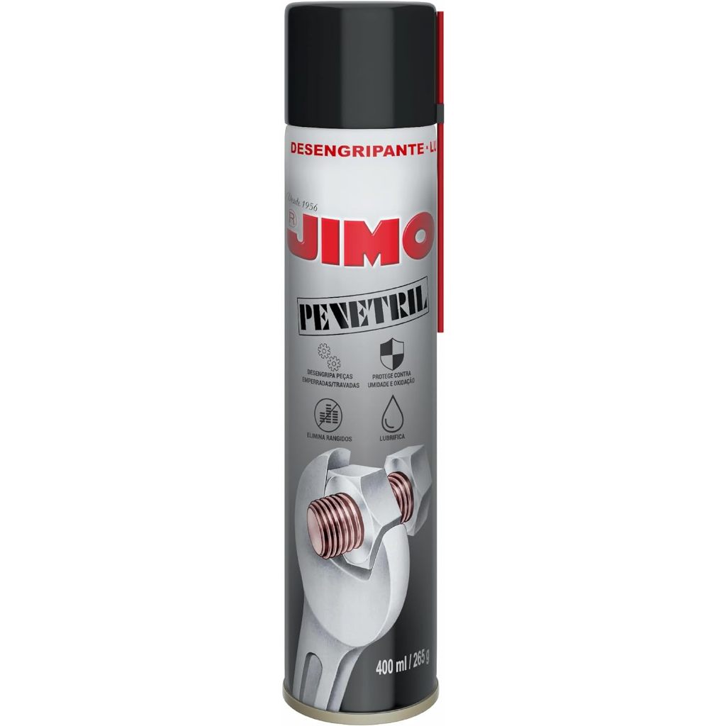 Jimo Penetril Aerossol Lubrificante Desengripante– Tubo 400 ml | Shopee ...
