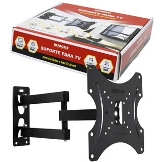 Suporte braço articulado monitor tv televisão inclinável universal ...