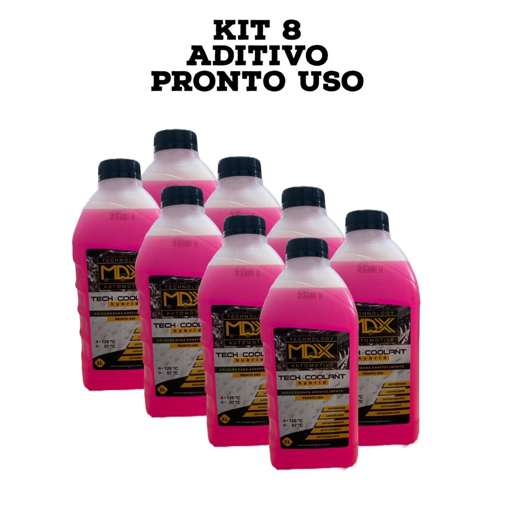 Aditivo Radiador pronto uso MDX HYBRID KIT 8 UNIDADES | Shopee Brasil