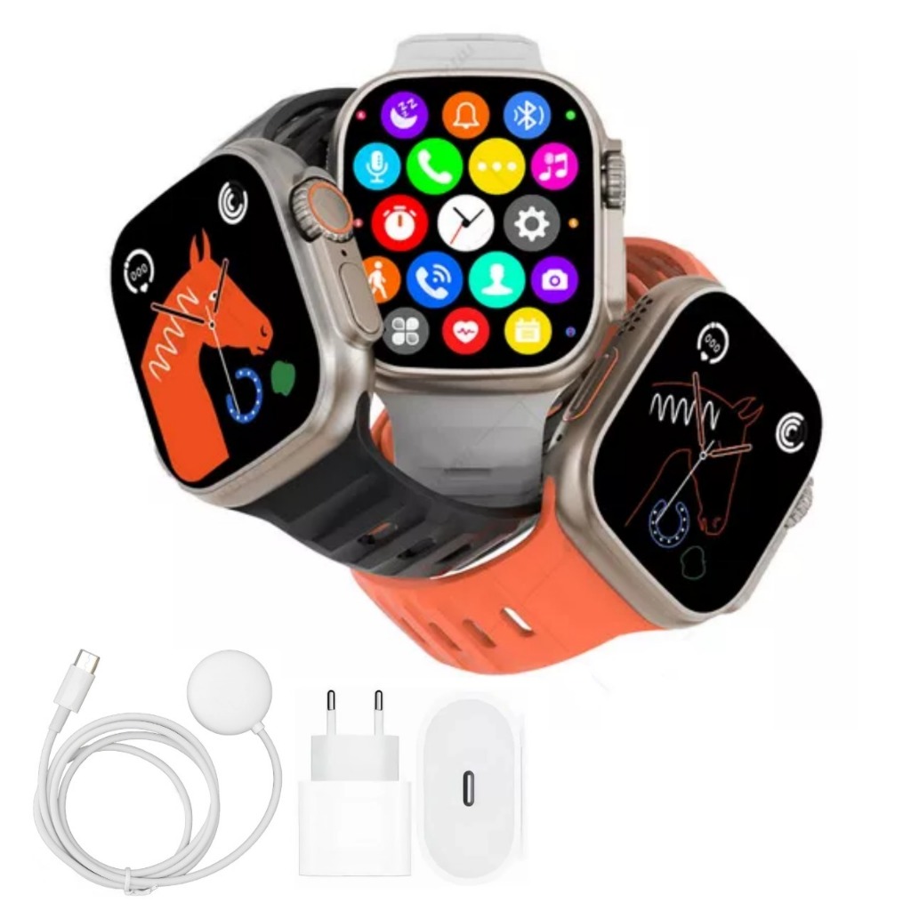Smartwatch MT78 Ultra relogio inteligente esportivo musica local Mais ...