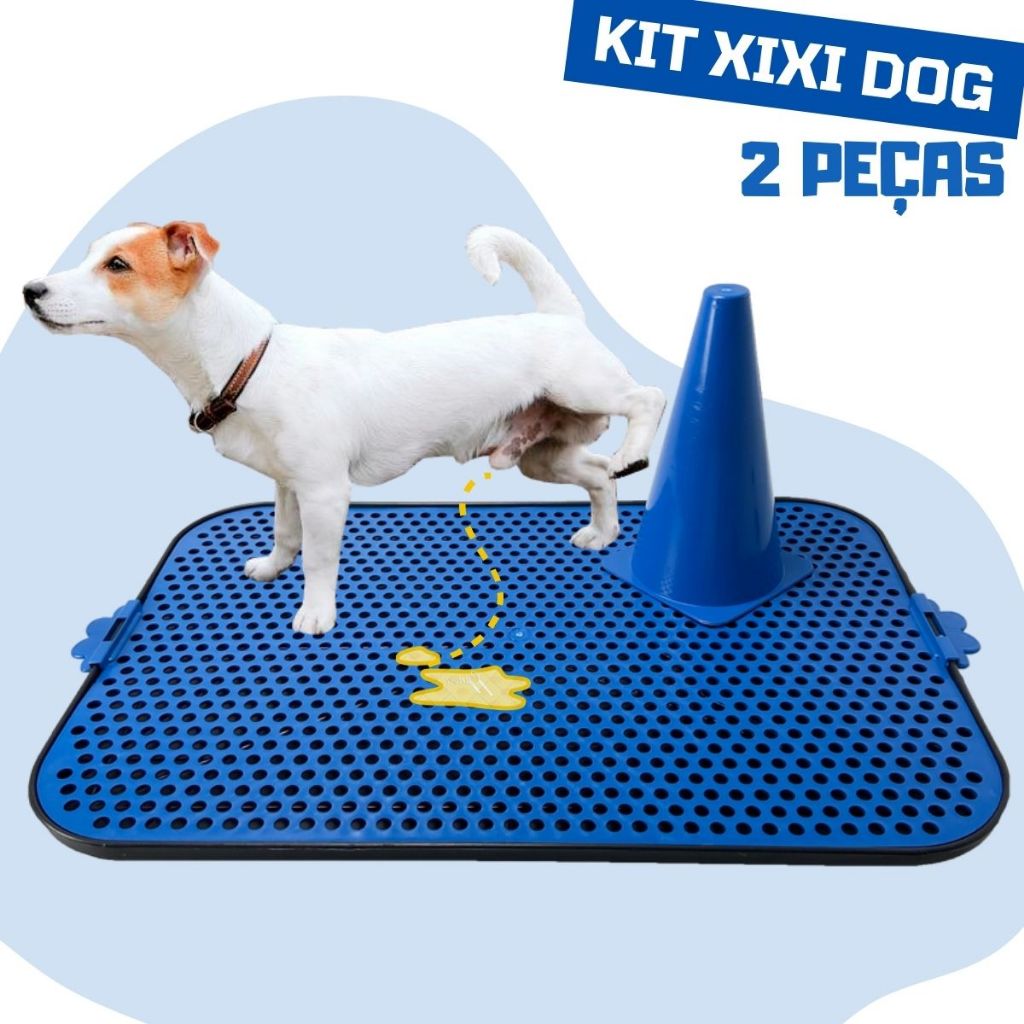 Kit Postinho Educador Poste Xixi Fácil + Tapete Xixi Dog Tapete ...