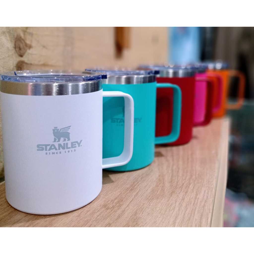 Caneca Térmica Stanley Quente ou Frio com Alça 350ML Com Tampa | Shopee ...