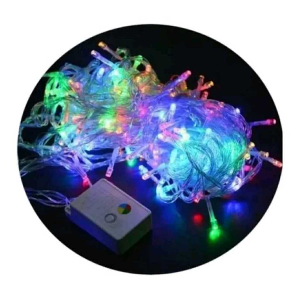 Pisca Pisca Natal 100 Led 9.7m, 8 Funções COLORIDO e BRANCO QUENTE 110 ...