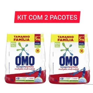Sabão Omo 4G - 4Kg - Lavagem Perfeita KIT COM 2 UNIDADE | Shopee Brasil